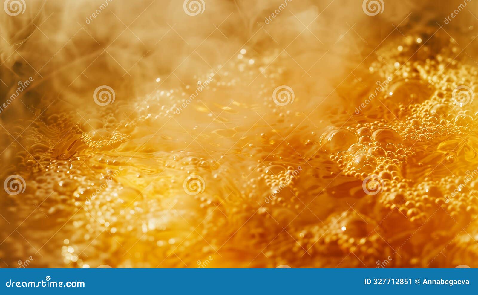 Boiling Water Background, Warm Color, View from Above Stock ...