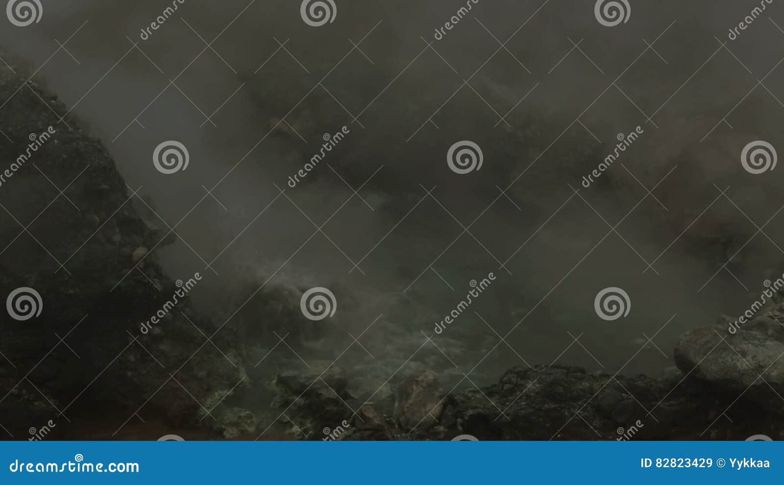 Boiling Water in Basin of Active Volcano Mutnovsky Stock Footage Video ...