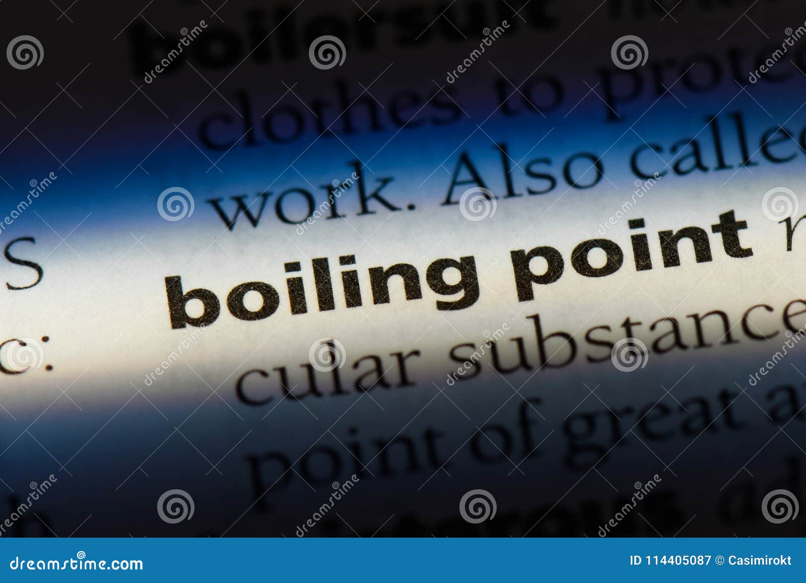 Boilingpoint stock image. Image of boiling, word, paper - 114405087