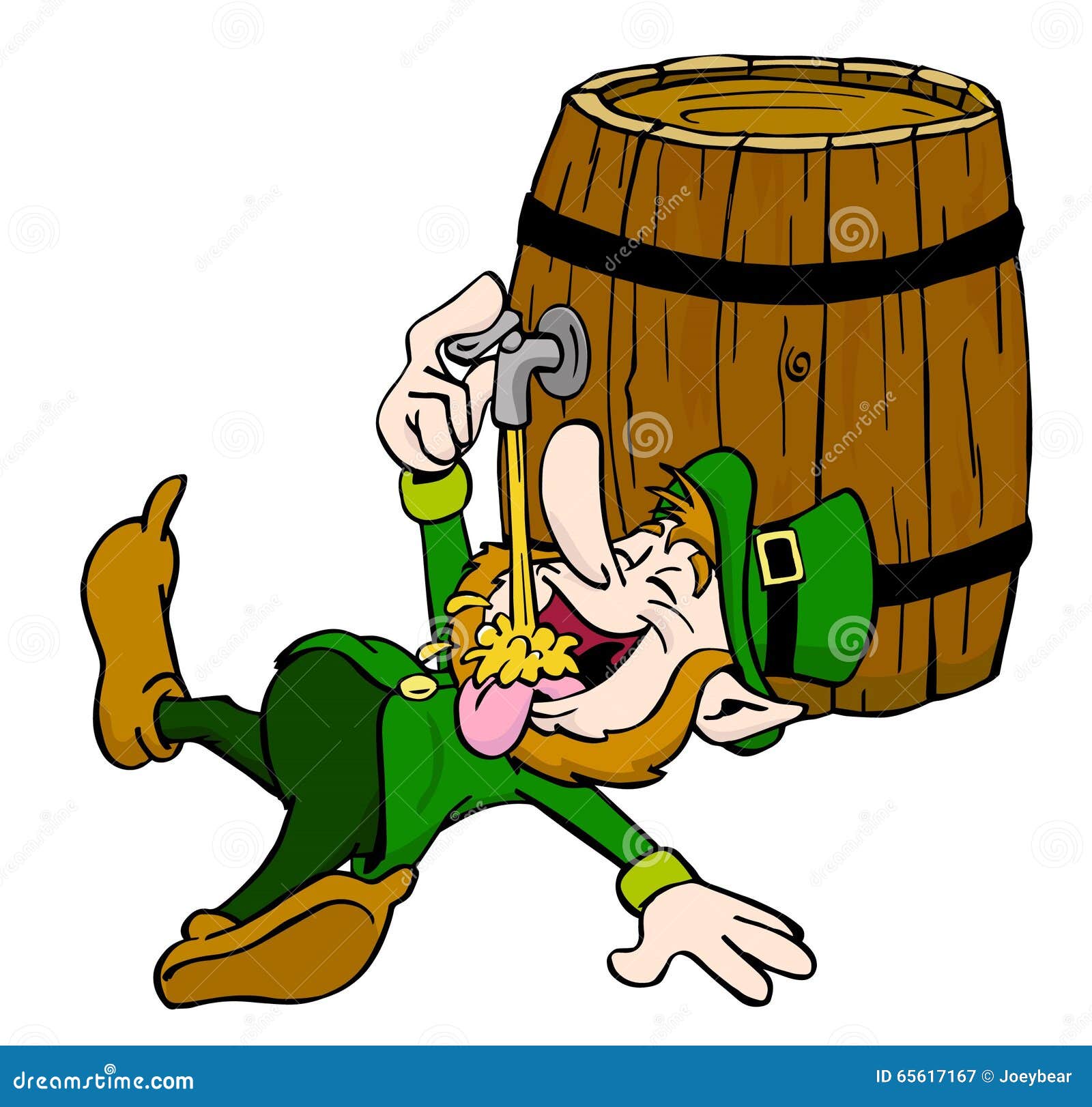 Boire de lutin illustration stock. Illustration du prise - 65617167