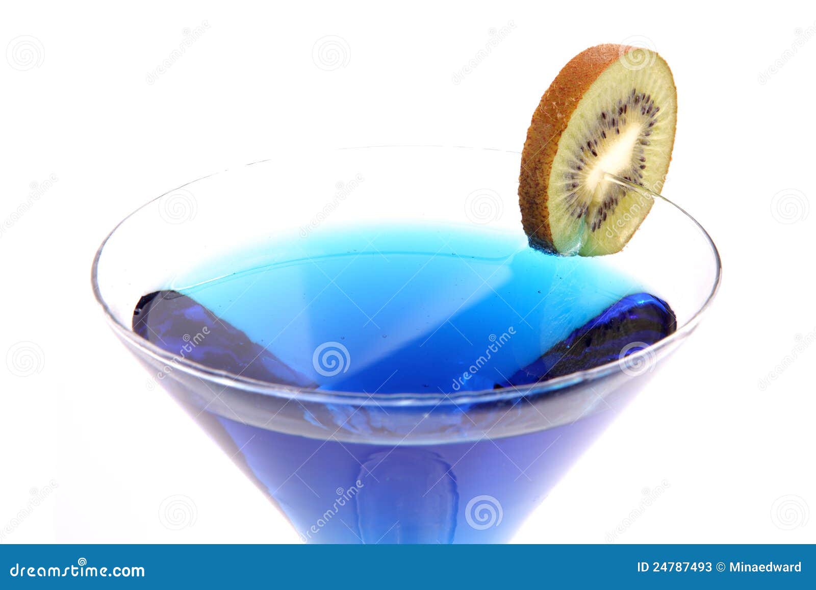 Boisson bleue image stock. Image du chic, bleu, noir - 24787493