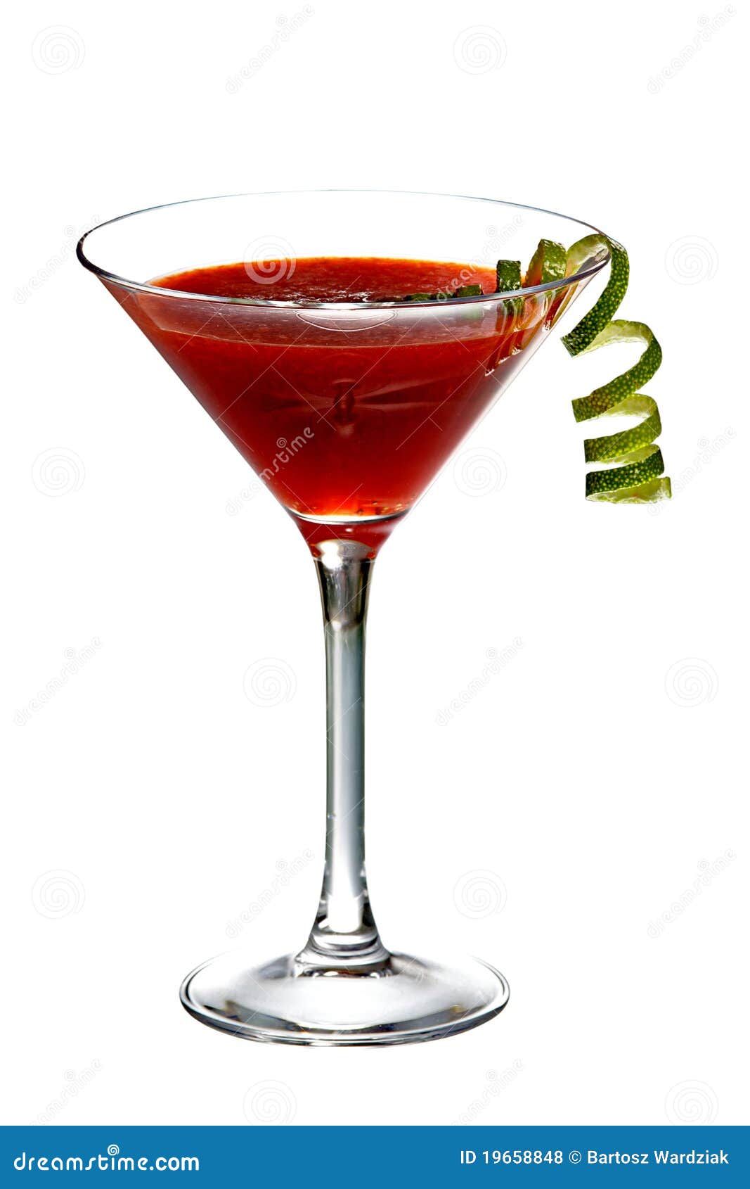 Boisson rouge d'alcool photo stock. Image du nuit, frais - 19658848