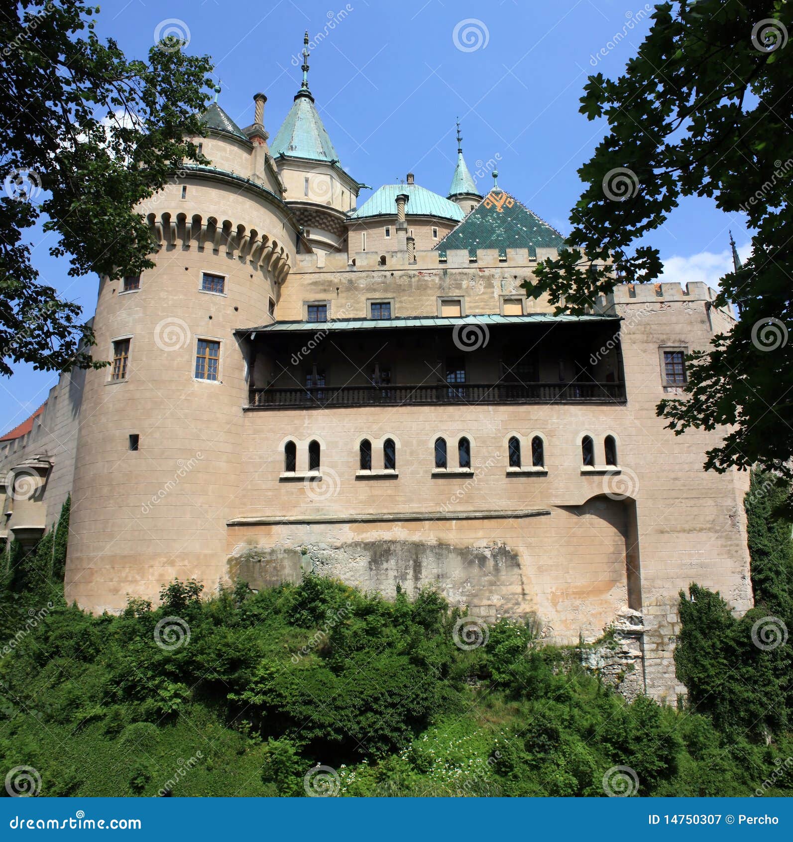 Bojnice Castle stock image. Image of castle, monument - 14750307
