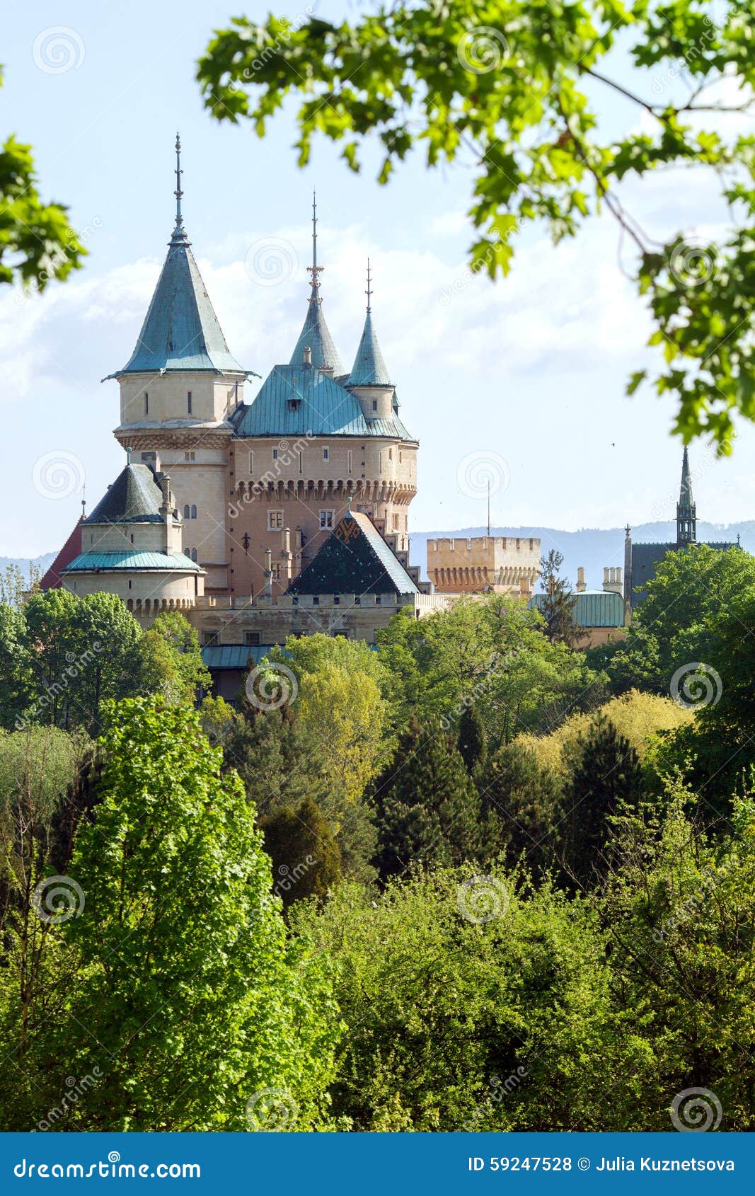 The Bojnice Castle, Slovakia Stock Photo - Image of museum, mansion ...