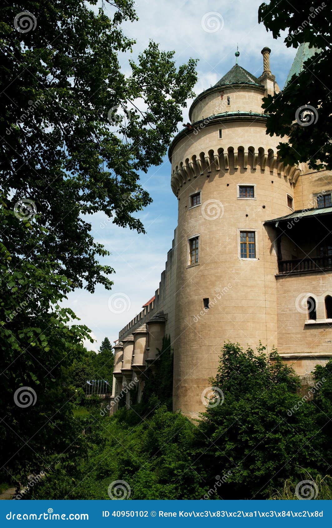 Bojnice Castle stock photo. Image of trip, princess, wall - 40950102