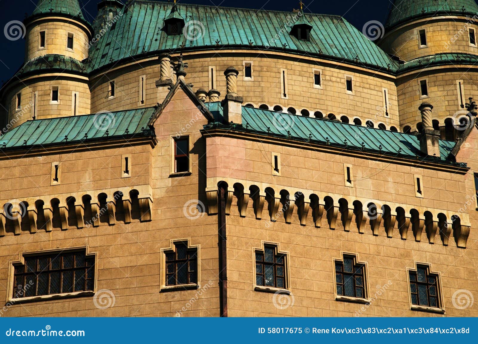 Bojnice Castle stock image. Image of walls, town, king - 58017675