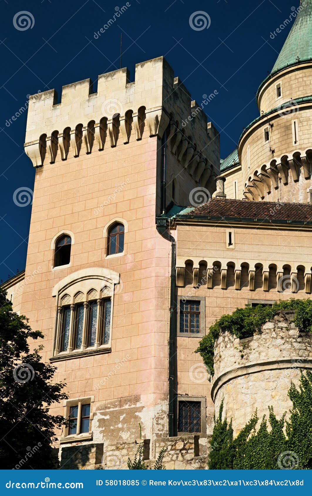Bojnice Castle stock image. Image of history, tour, landscape - 58018085