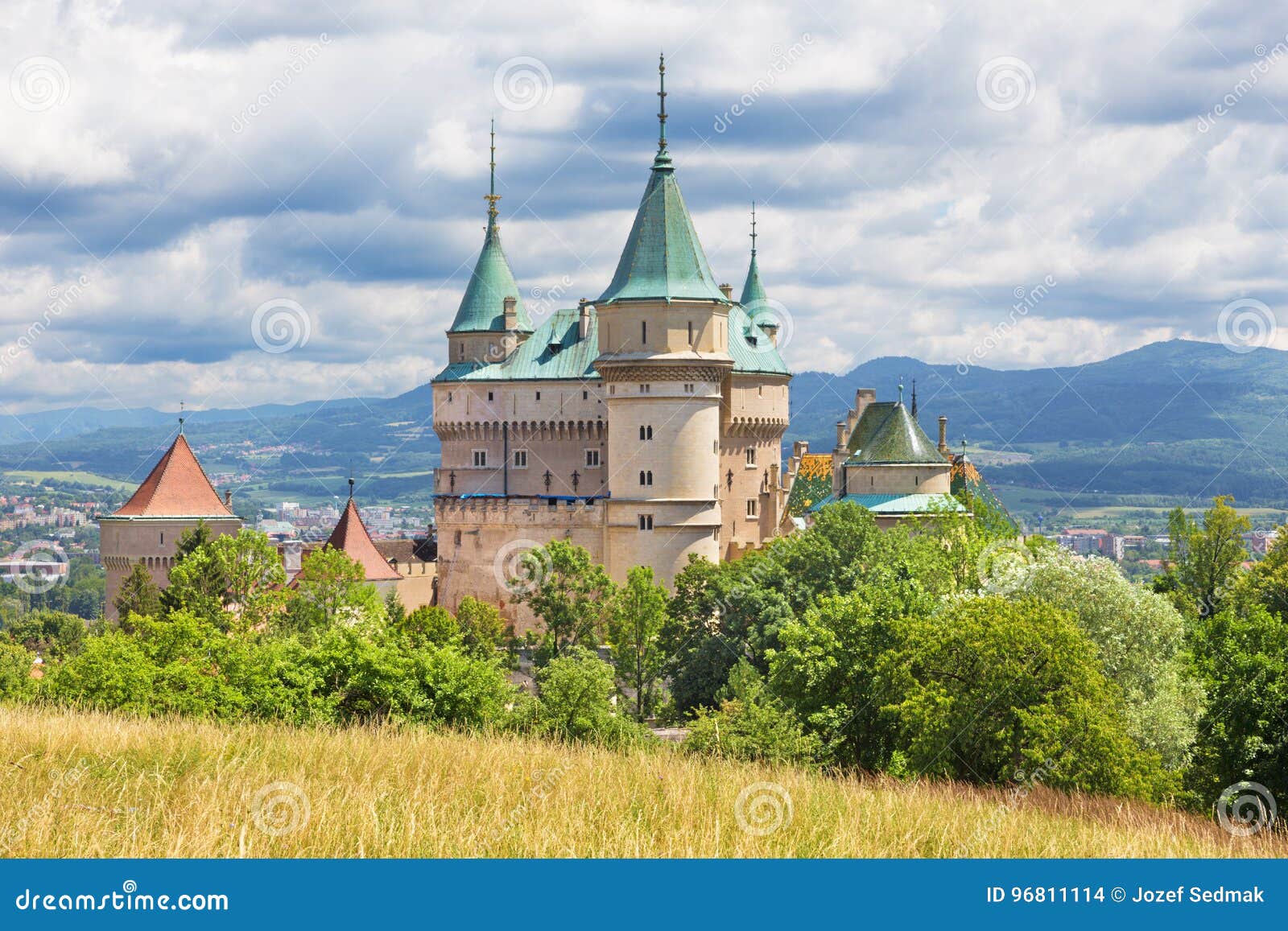 Bojnice - One of the Most Beautiful Castles in Slovakia Stock Photo ...