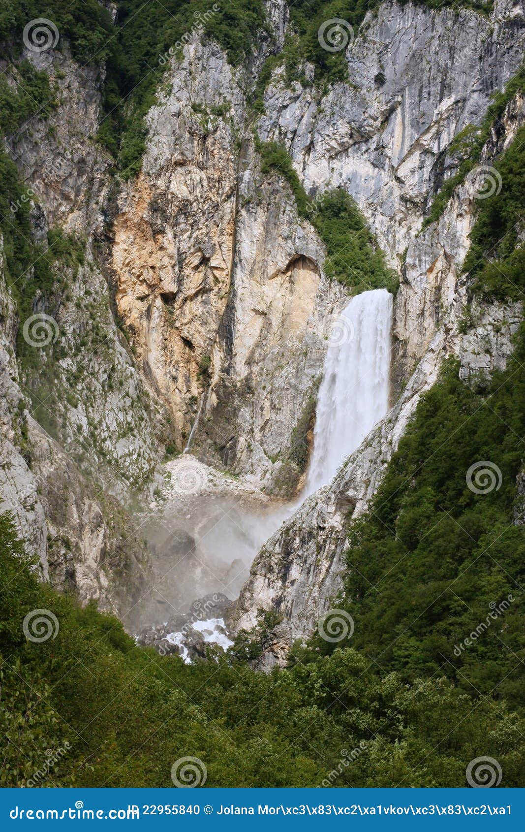 Boka waterfall stock photo. Image of river, crag, trip - 22955840