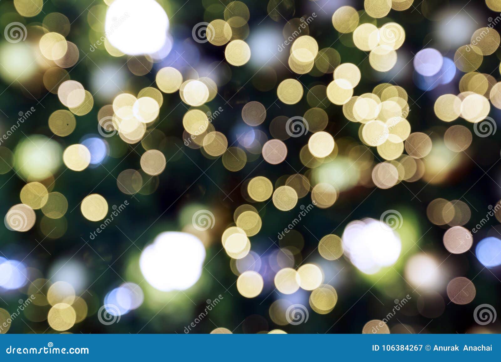 Bokah Lighting at Night Time Stock Image - Image of defocused ...