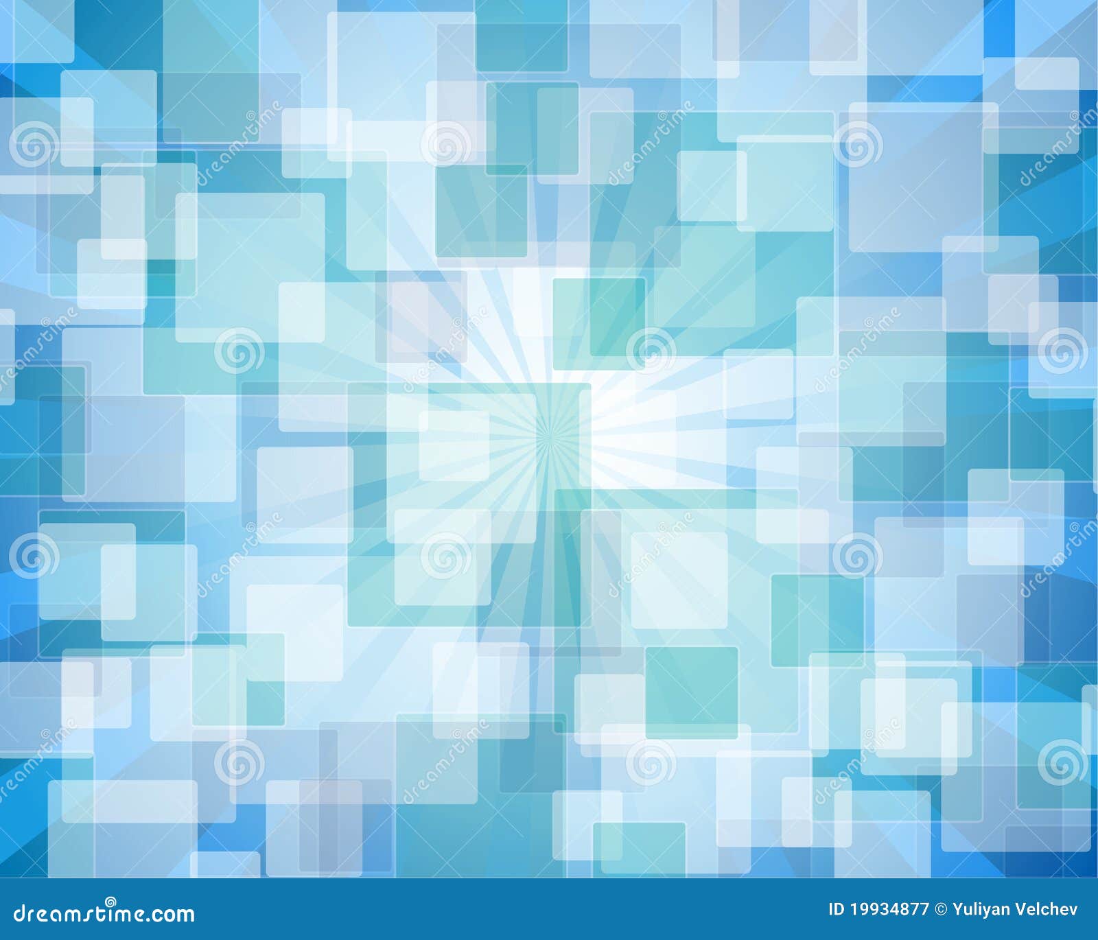Bokeh Abstracto Rectangular Azul Ilustración del Vector - Ilustración ...
