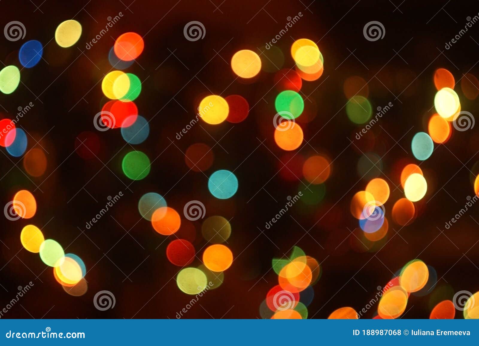 Bokeh Background, Christmas Lights, Colorfull Stock Photo - Image of ...
