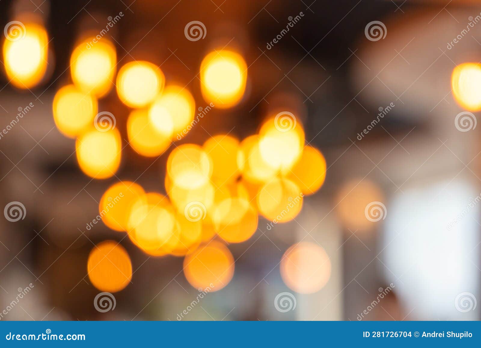 Bokeh Background of Coffee Shop with Light Bokeh Stock Photo - Image of ...