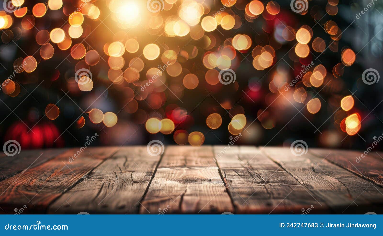 Bokeh Background with Empty Center for Text Overlay Stock Illustration ...