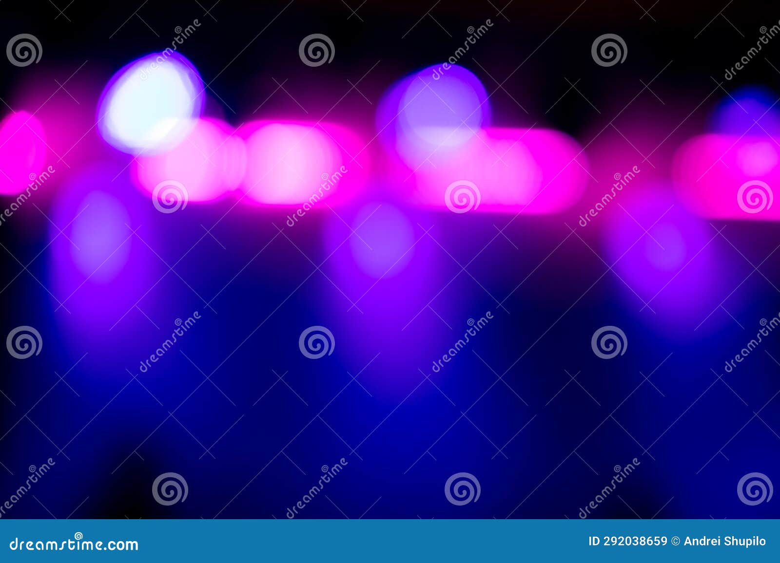 Bokeh from the Concert from Pink Blue Light Stock Image - Image of ...