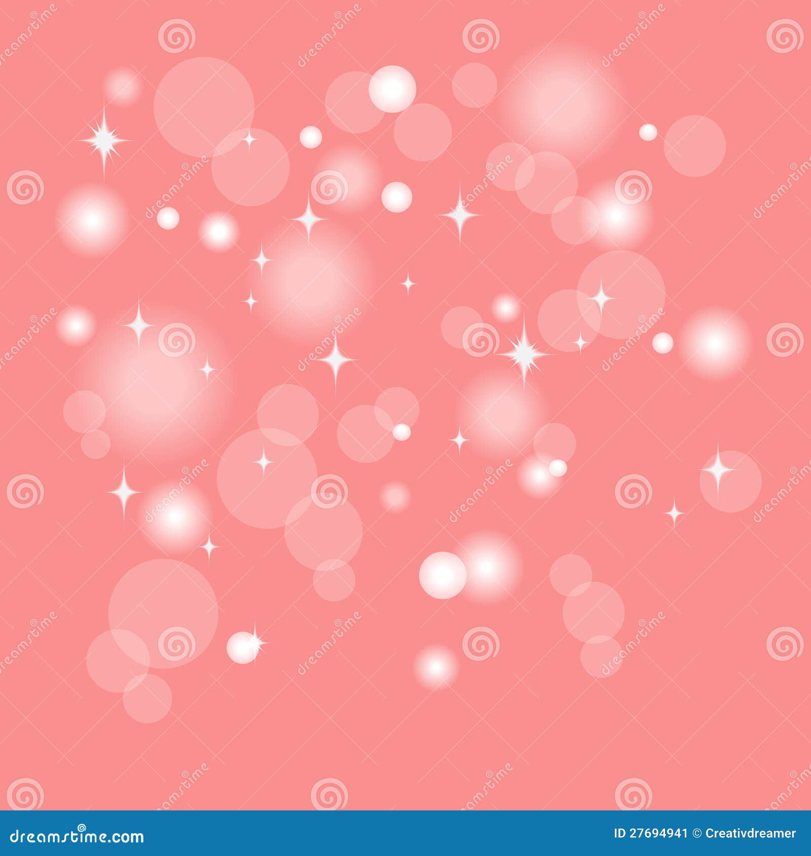 Bokeh Effect Lights On Pink Background Royalty-Free Stock Photo ...