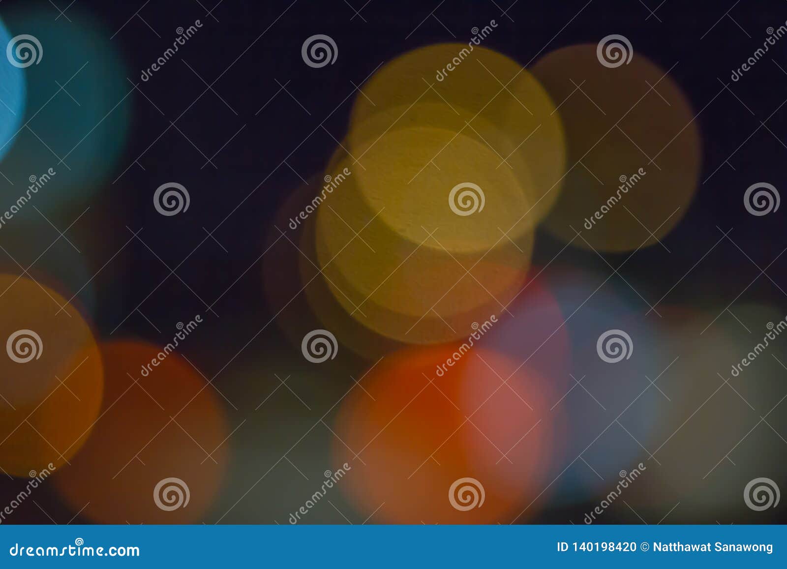 Bokeh Effect of Nature for Background and Textures. Stock Photo - Image ...