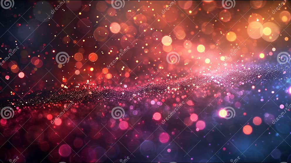 Bokeh Focus Soft Diffuse Amber Light Glistening Stock Illustration - Illustration of subtle ...