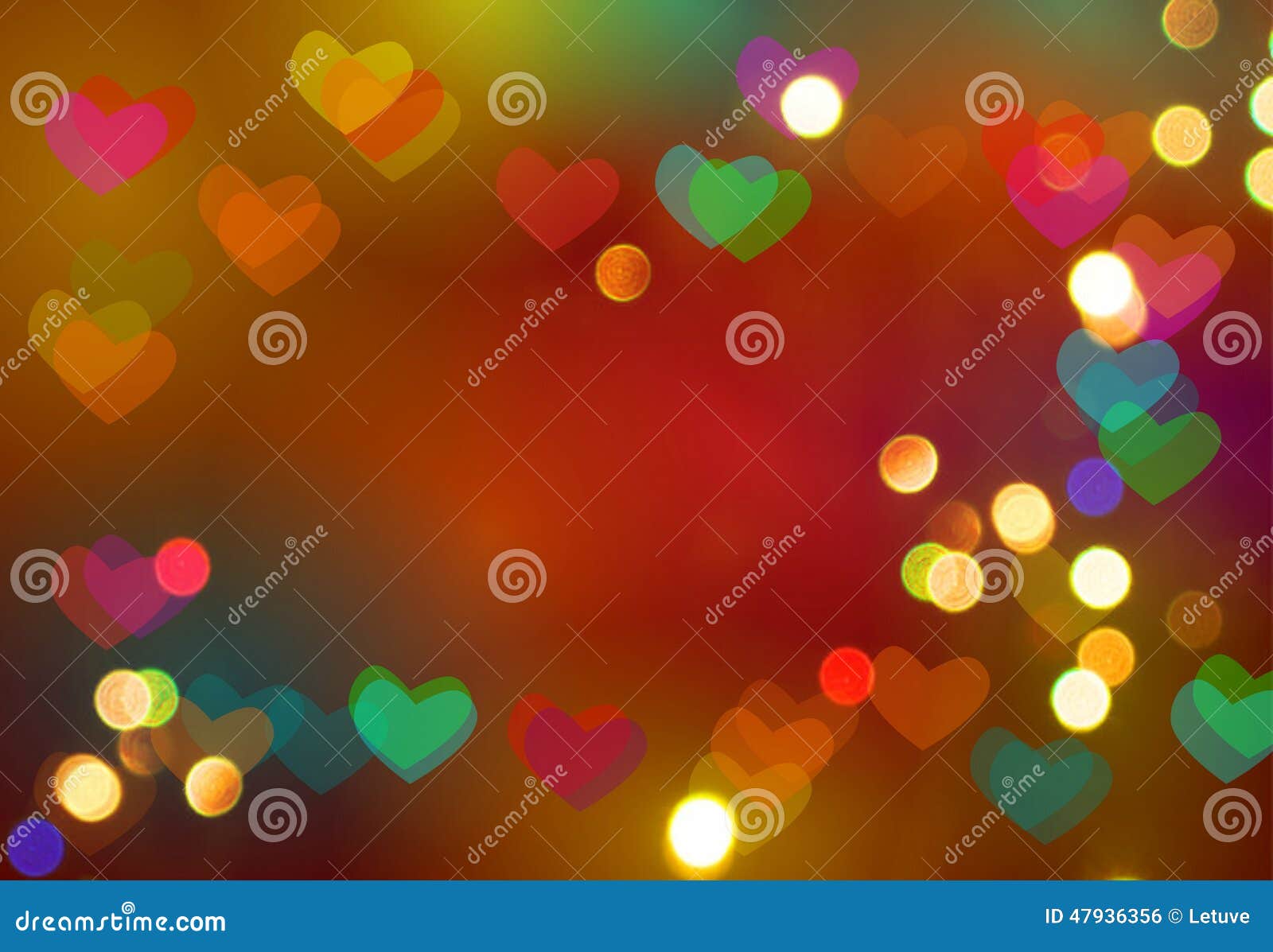 Bokeh Of Heart Blur Background Royalty-Free Stock Photography ...