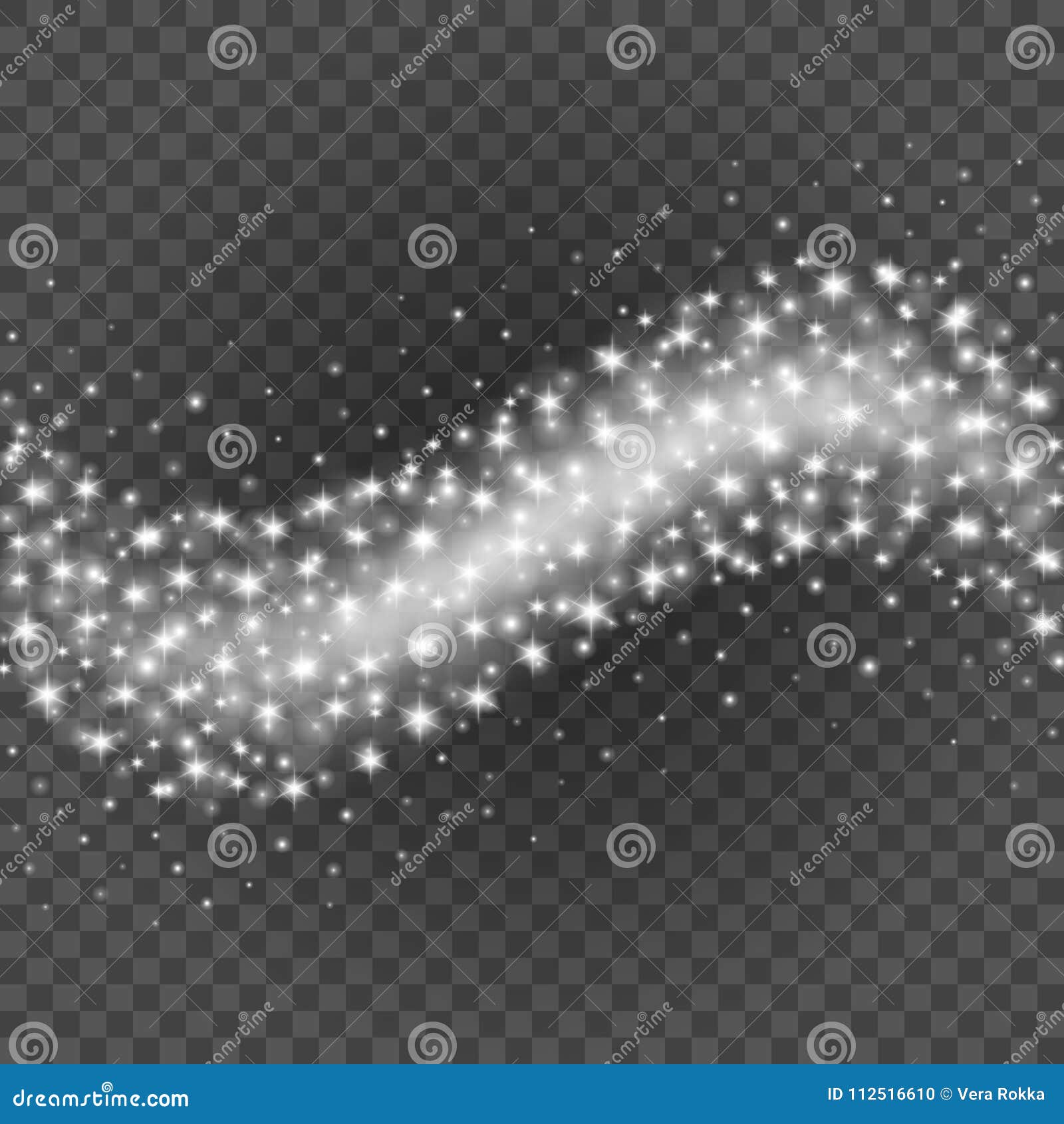 Bokeh Light Gray Sparkles on Transparency Background Vector ...