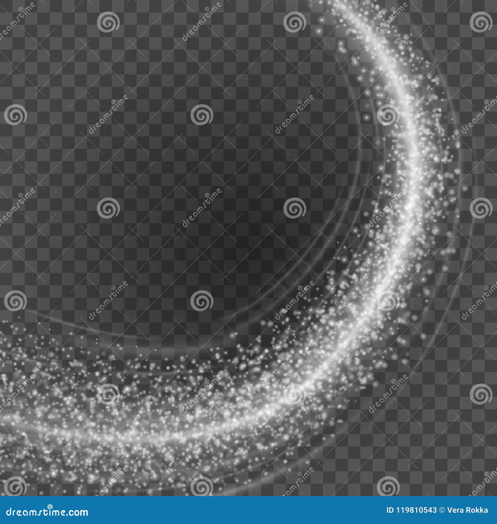 Bokeh Light Gray Sparkles on Transparency Background Vector ...