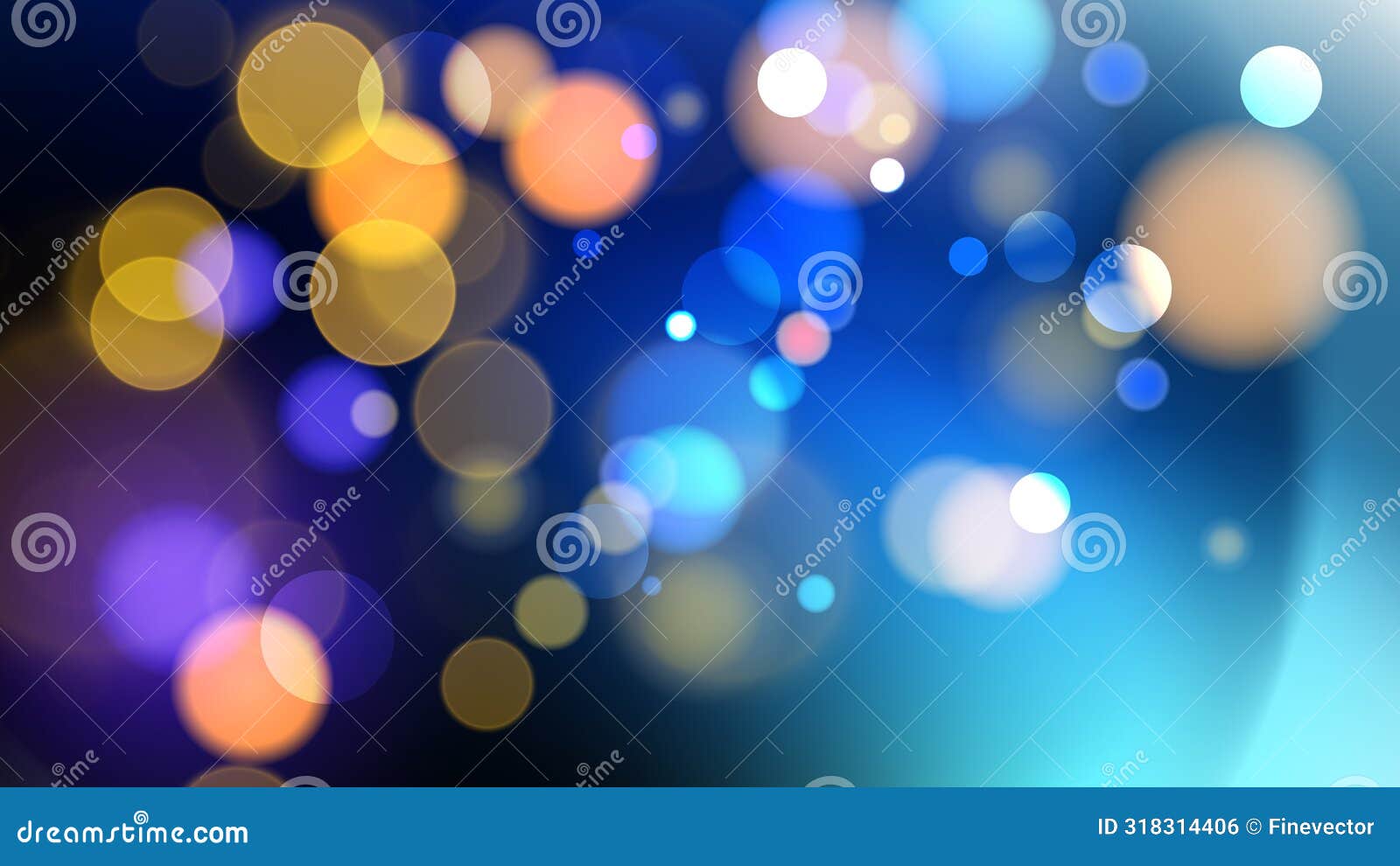 Bokeh Lights. Abstract Blurred Background. Vibrant Blur Light Effect ...