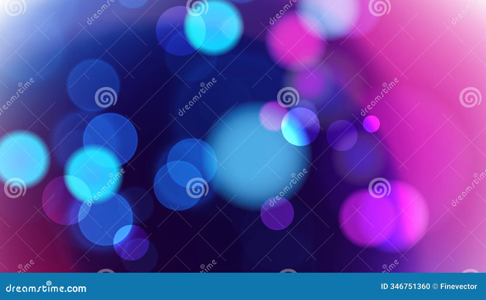 Bokeh Lights. Vibrant Blur Light Effect. Abstract Blurred Background ...