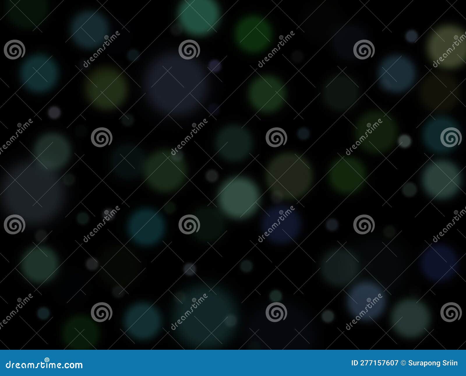 Bokeh Pattern Image, Black Background Stock Illustration - Illustration ...