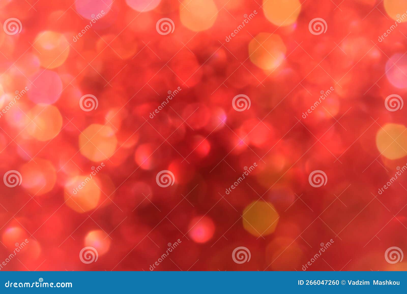 Bokeh or Red Blur. Abstraction with Bright Balls Stock Photo - Image of ...