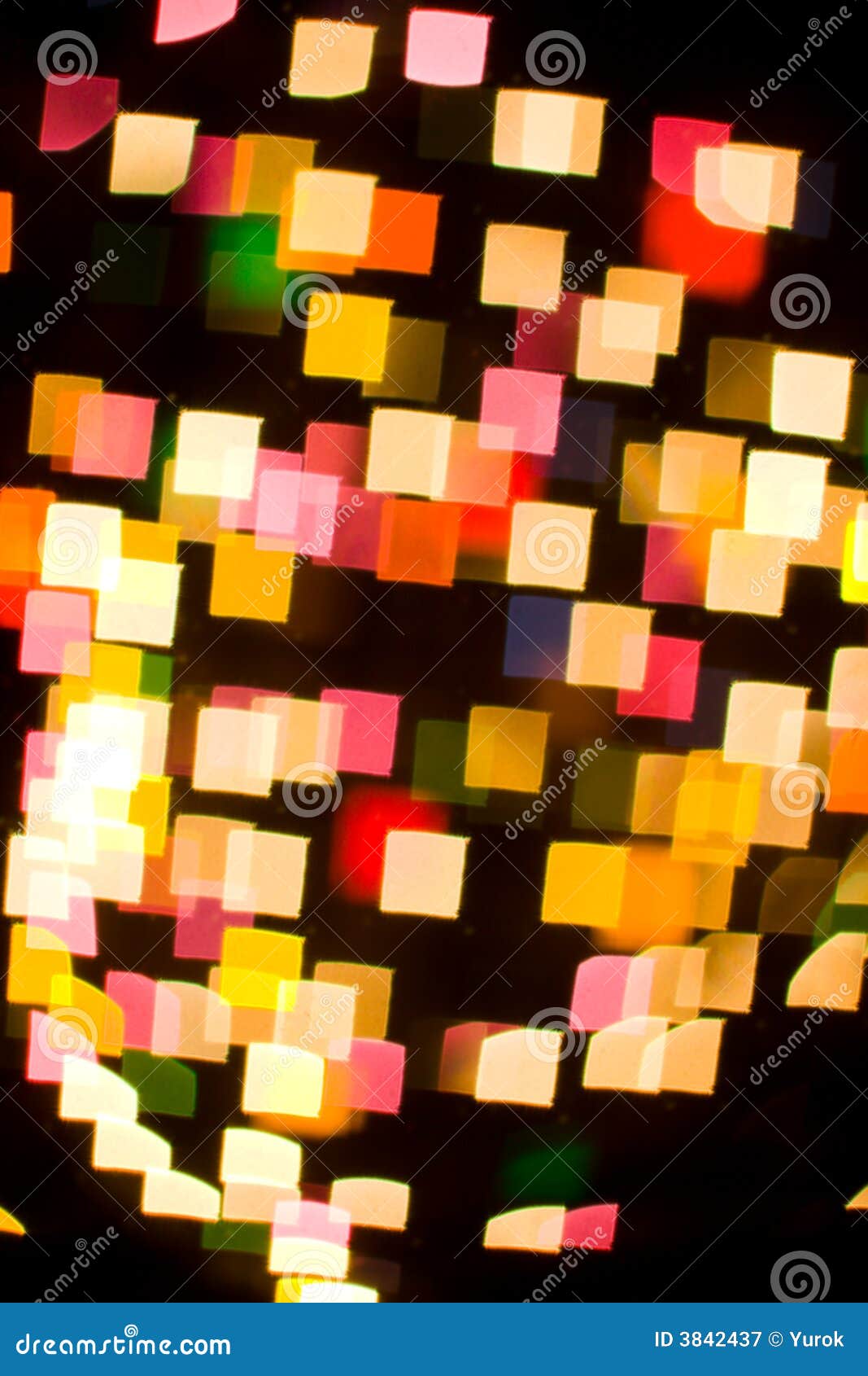 Bokeh series - squares stock image. Image of effect, entertainment ...