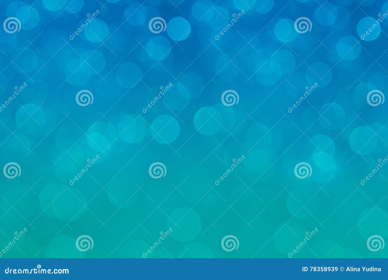 Bokeh Soft Pastel Aqua and Blue Background with Blurred Rainbow Lights ...