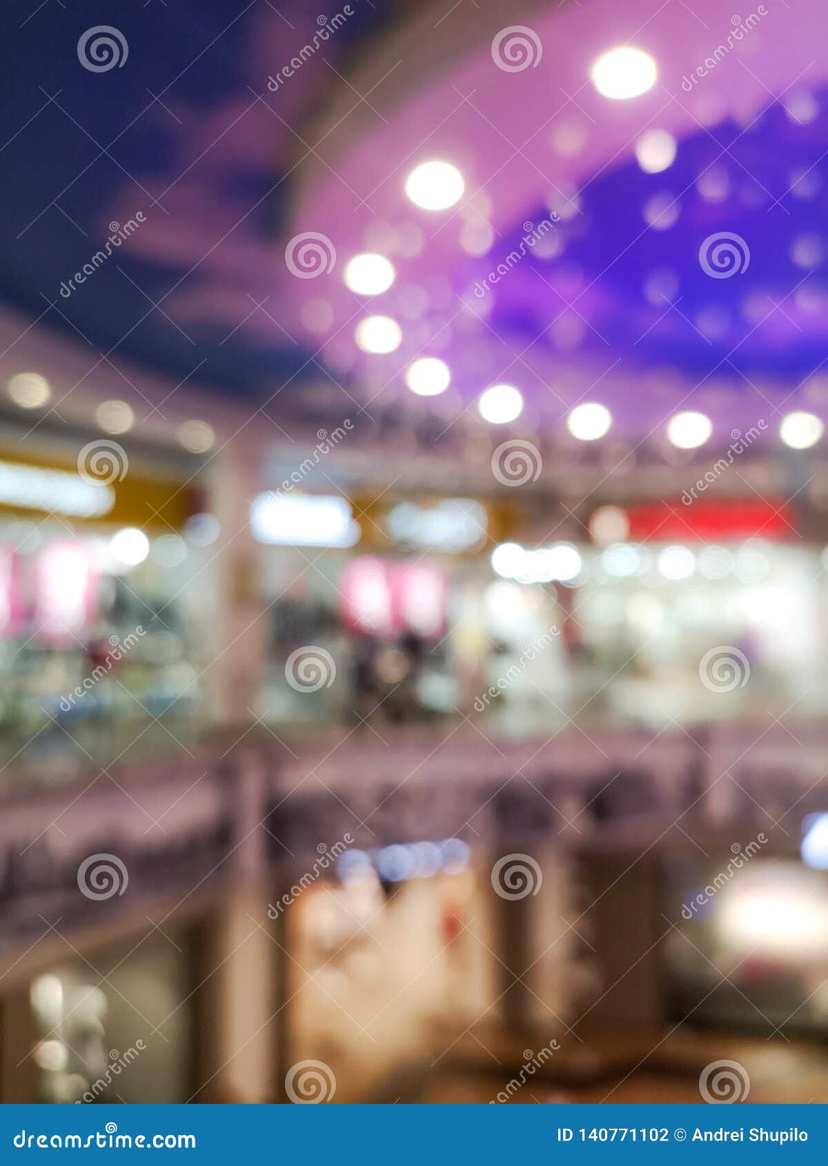 Bokeh in the Store As an Abstract Background Stock Photo - Image of ...