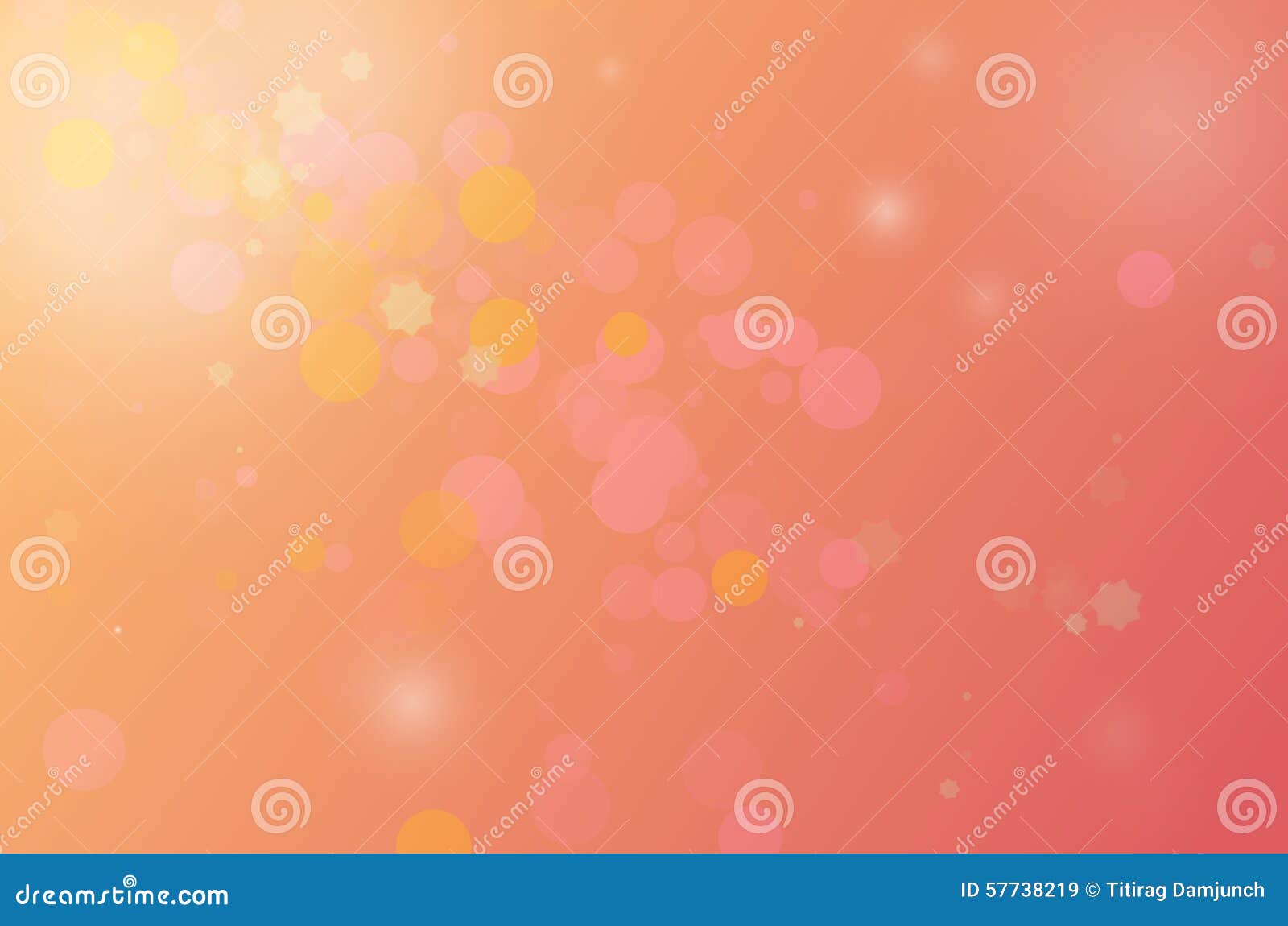 Bokeh Sunlight Abstract Background. Stock Illustration - Illustration ...
