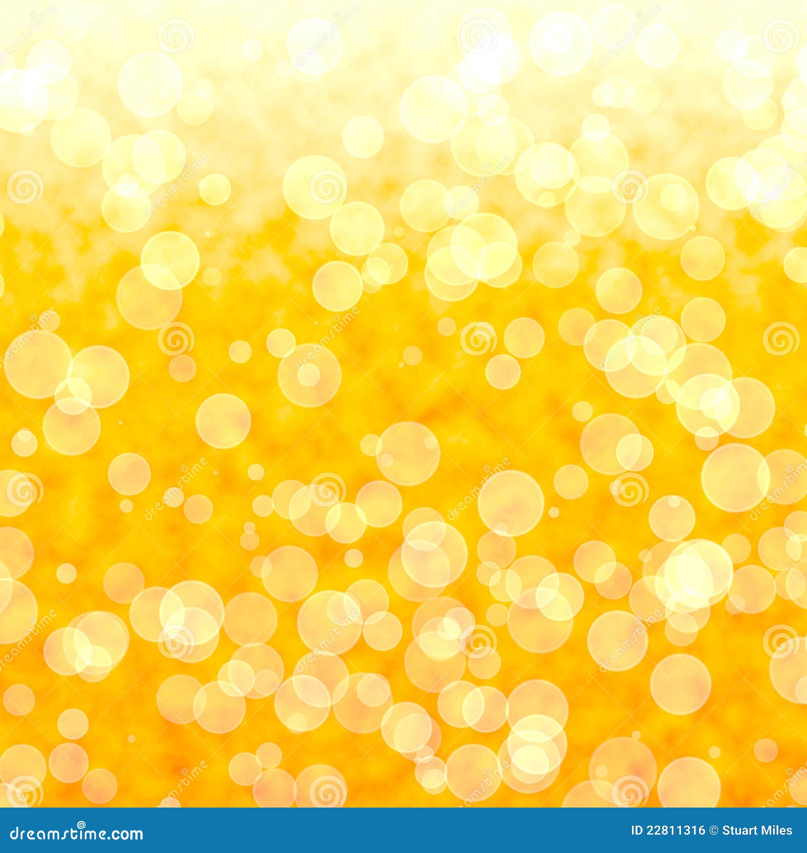 Bokeh Vibrant Yellow Background Stock Illustration - Illustration of ...