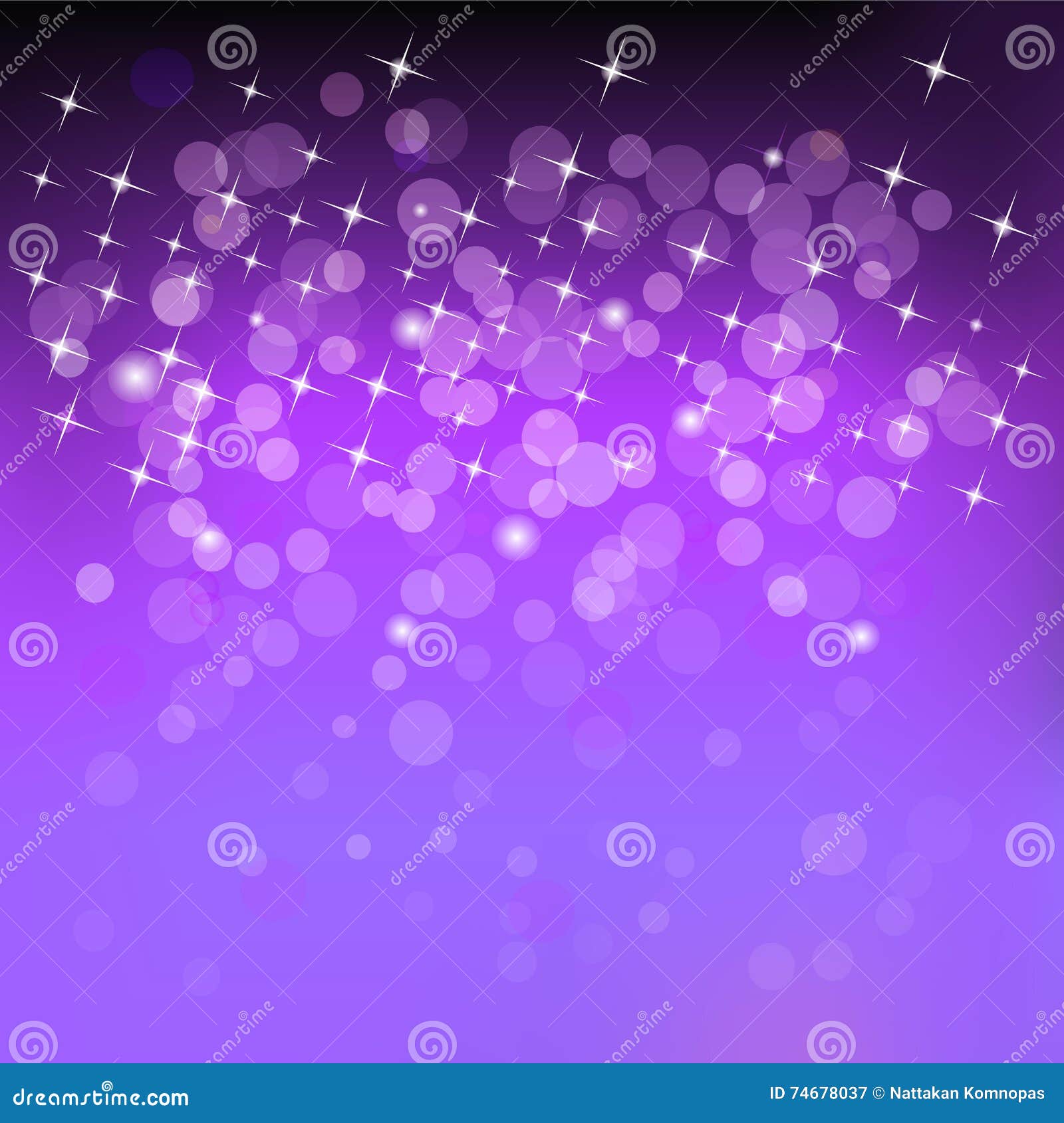 Bokeh Violet Color Light Star Stock Illustration - Illustration of ...