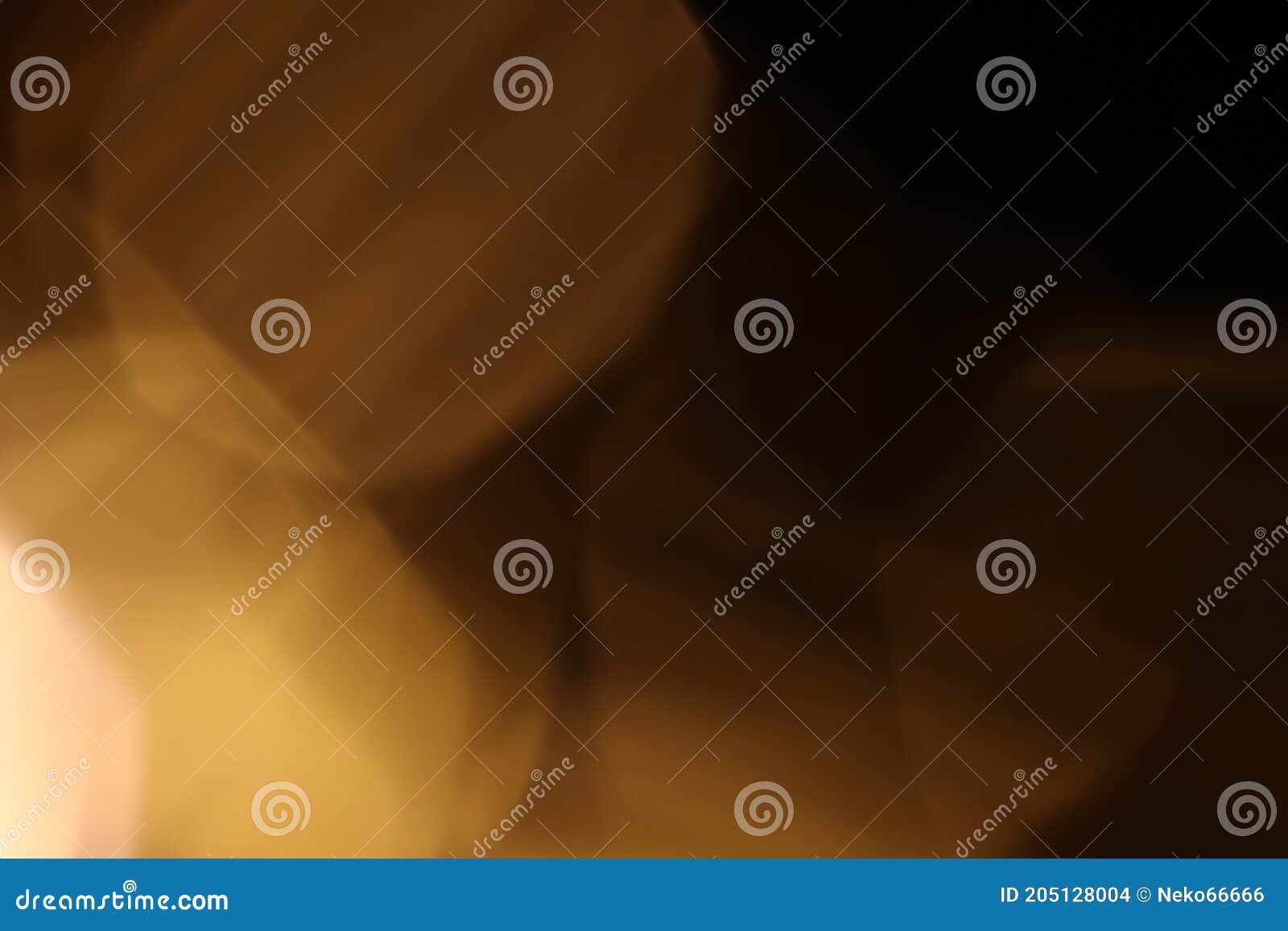 Bokeh Warm Light on Black Background Overlay Stock Photo - Image of ...