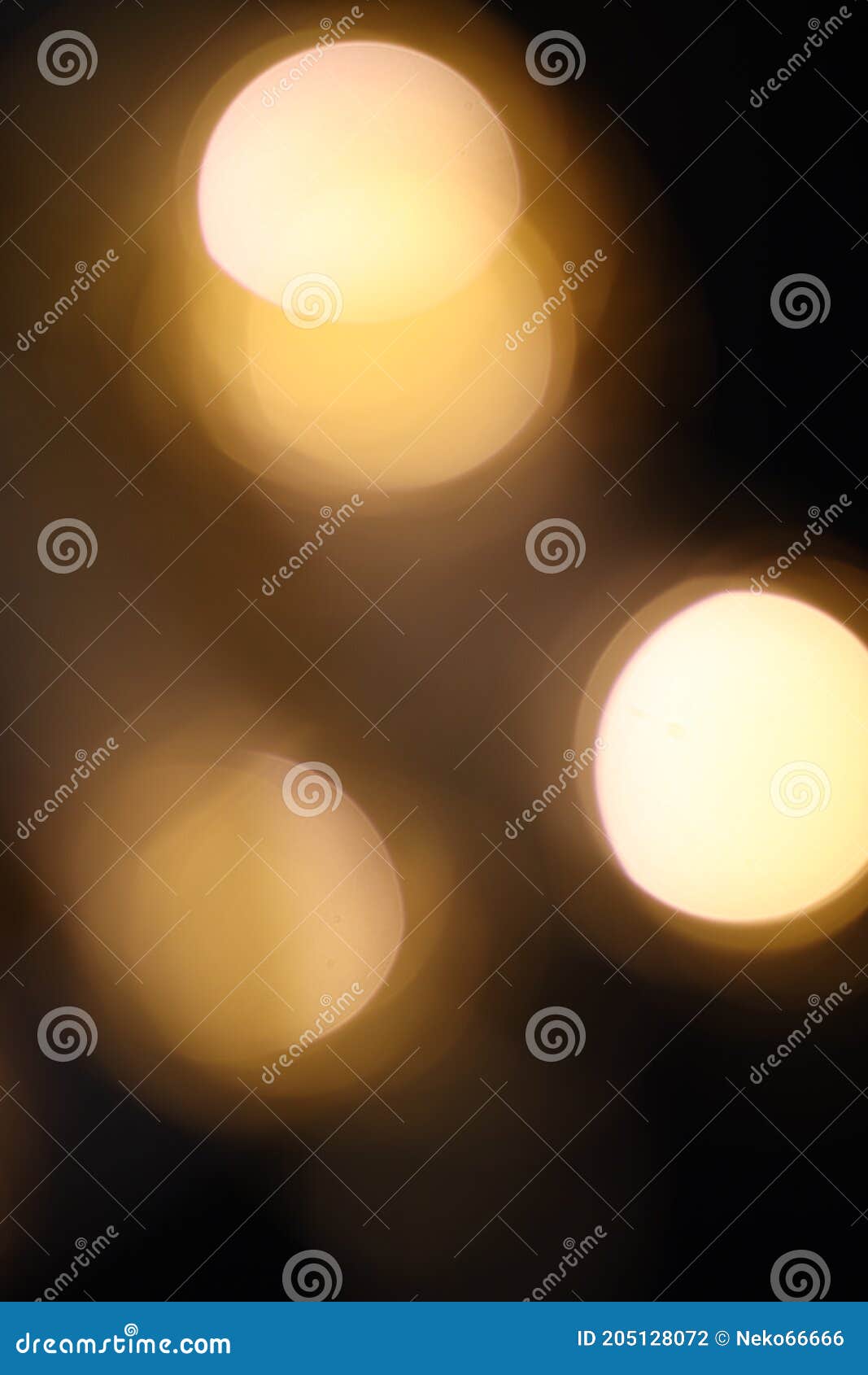Bokeh Warm Light on Black Background Overlay Stock Photo - Image of ...