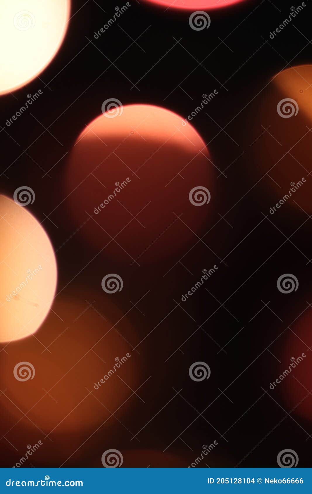 Bokeh Warm Light on Black Background Overlay Stock Photo - Image of ...