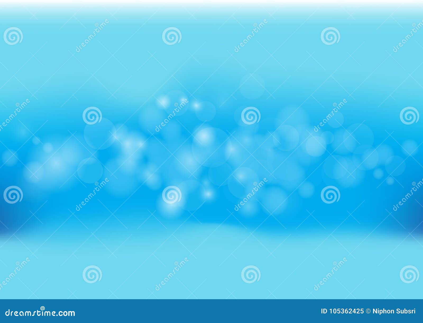 The Boken Abstract Beautiful Blue Color Lighten Background. Royalty ...