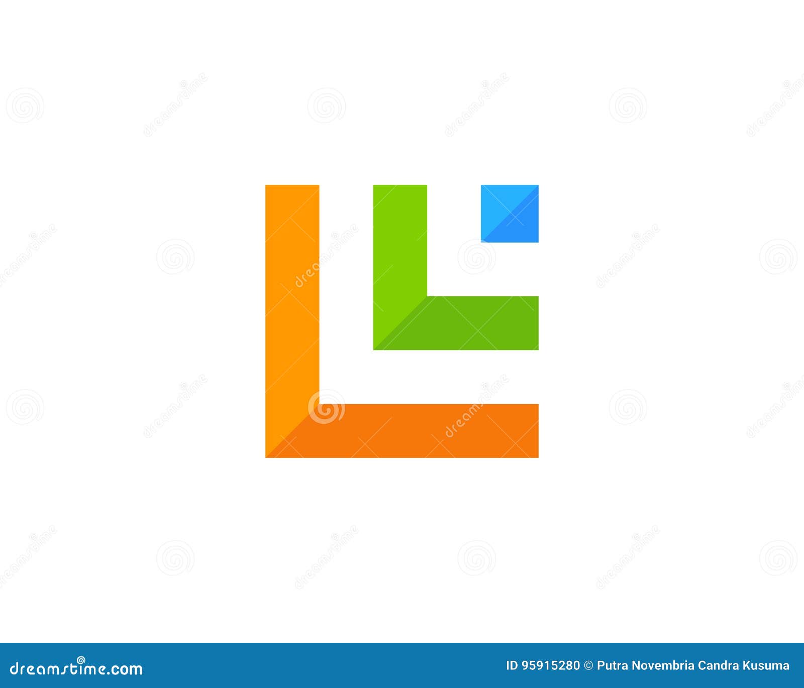 Bokstav L Symbol Logo Design Element Vektor Illustrationer ...