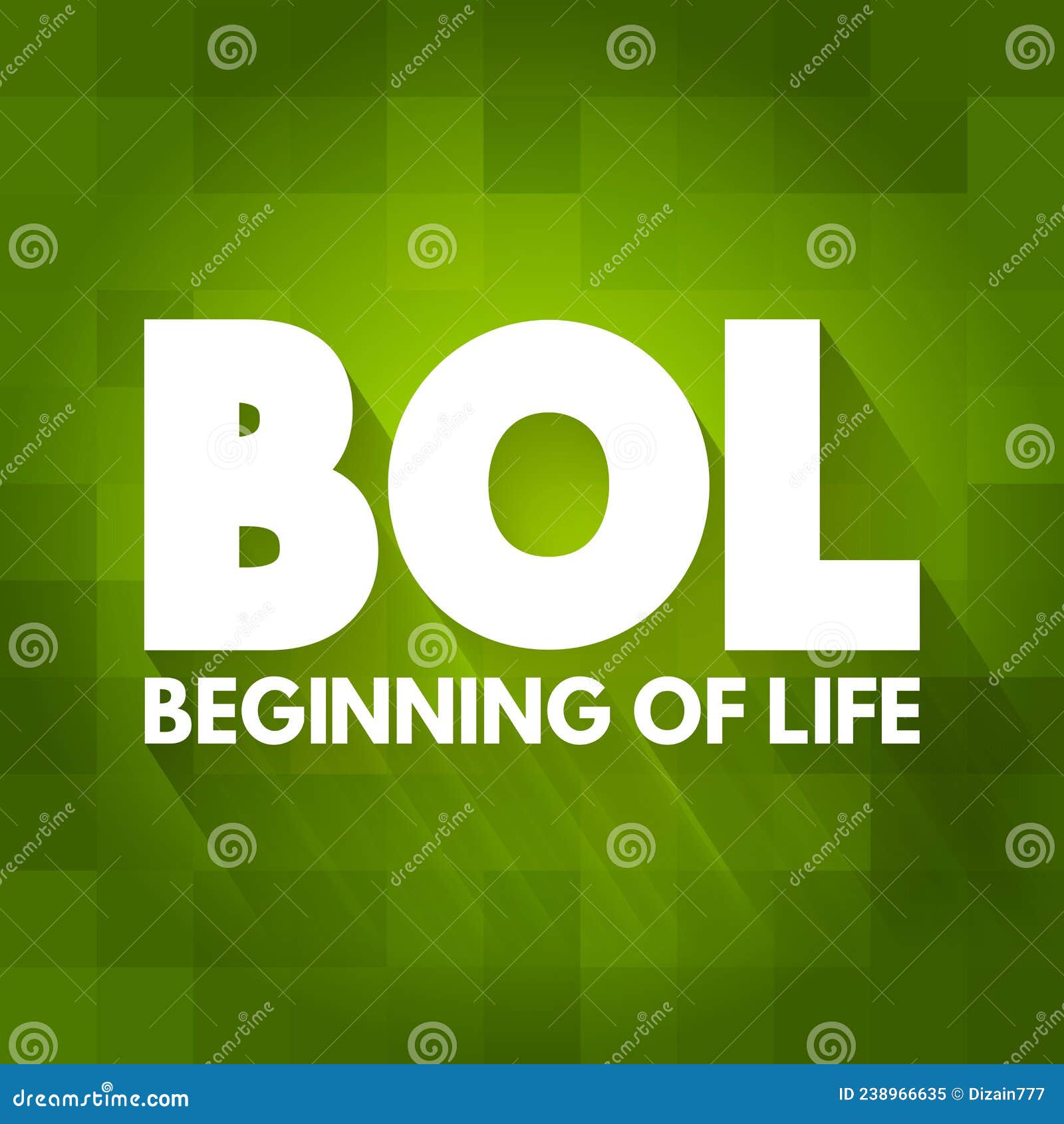 BOL - Beginning Of Life Acronym, Concept Background Royalty-Free Stock ...