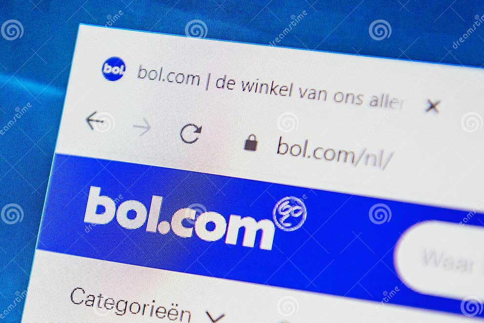 Bol.com Web Site. Selective Focus. Editorial Stock Image - Image of ...