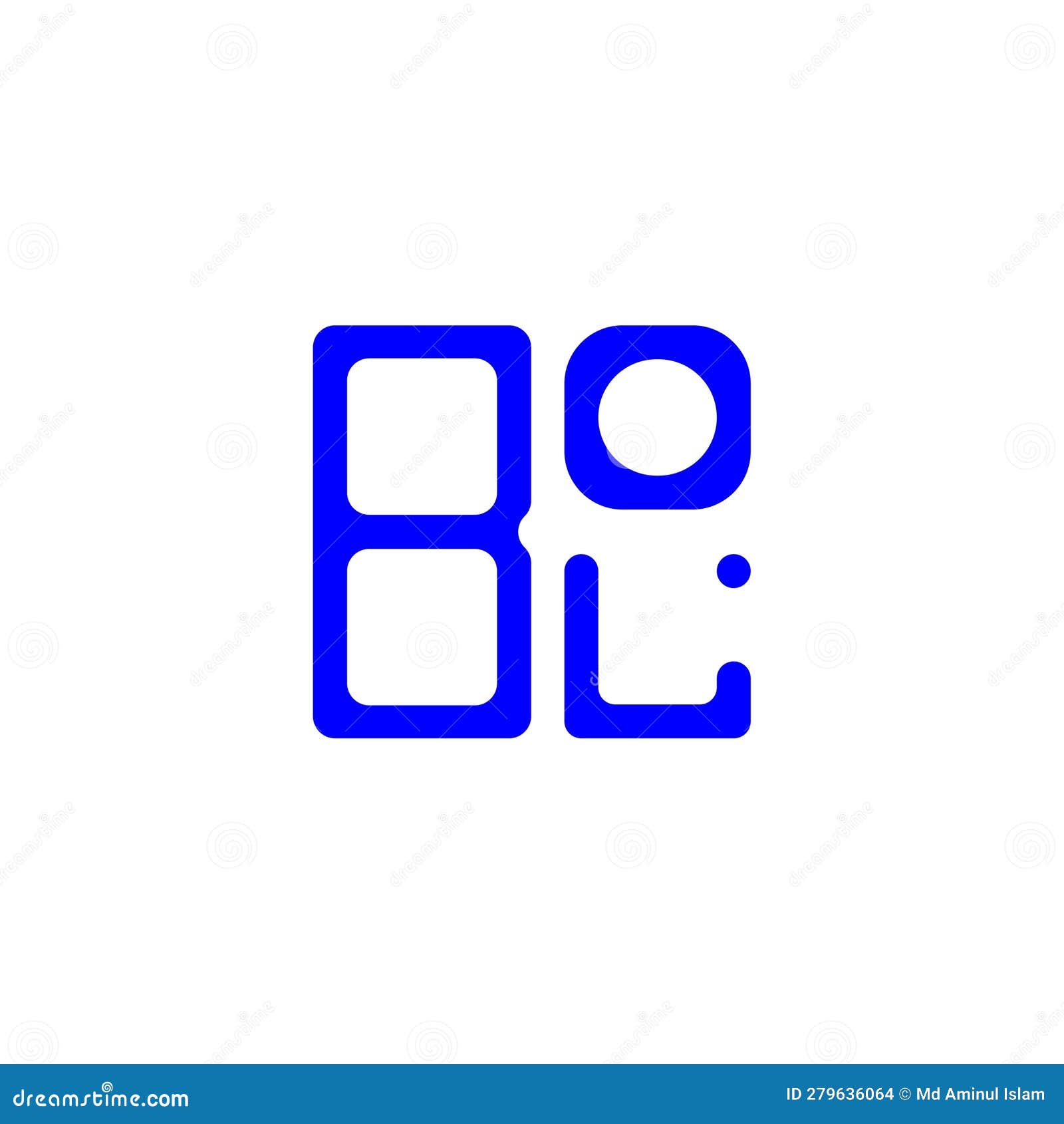 BOL Letter Logo Creative Design with Vector Graphic, BOL Stock Vector ...