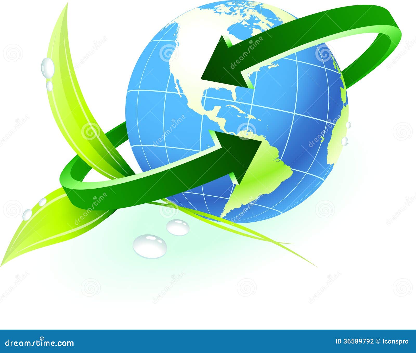 Bol Met Pijl Met Aardachtergrond Stock Illustratie - Illustration of ...