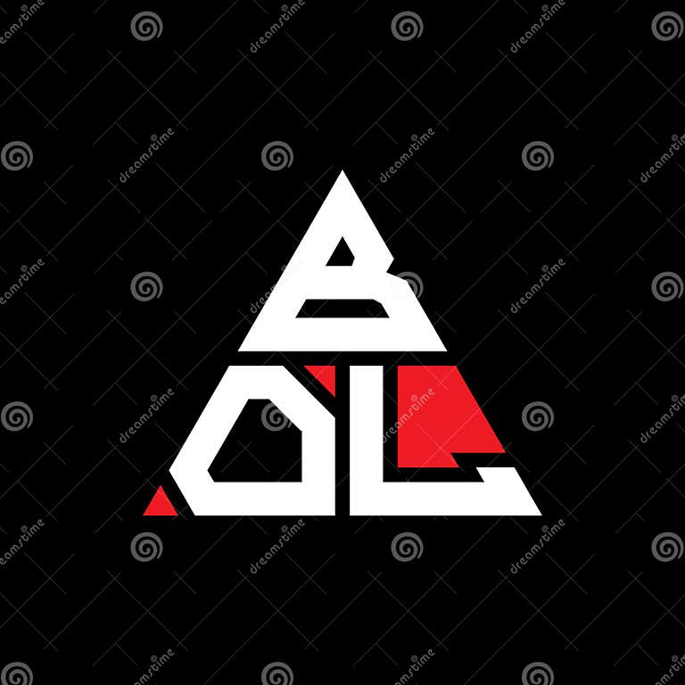 BOL Triangle Letter Logo Design with Triangle Shape. BOL Triangle Logo Design Monogram Stock ...