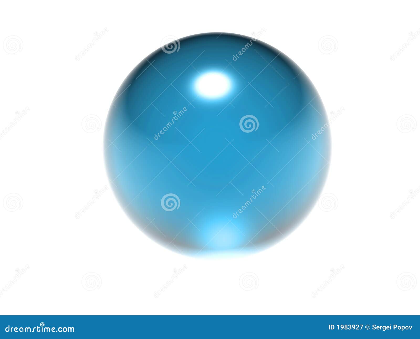 Bola azul abstracta imagen de archivo. Imagen de gradiente - 1983927