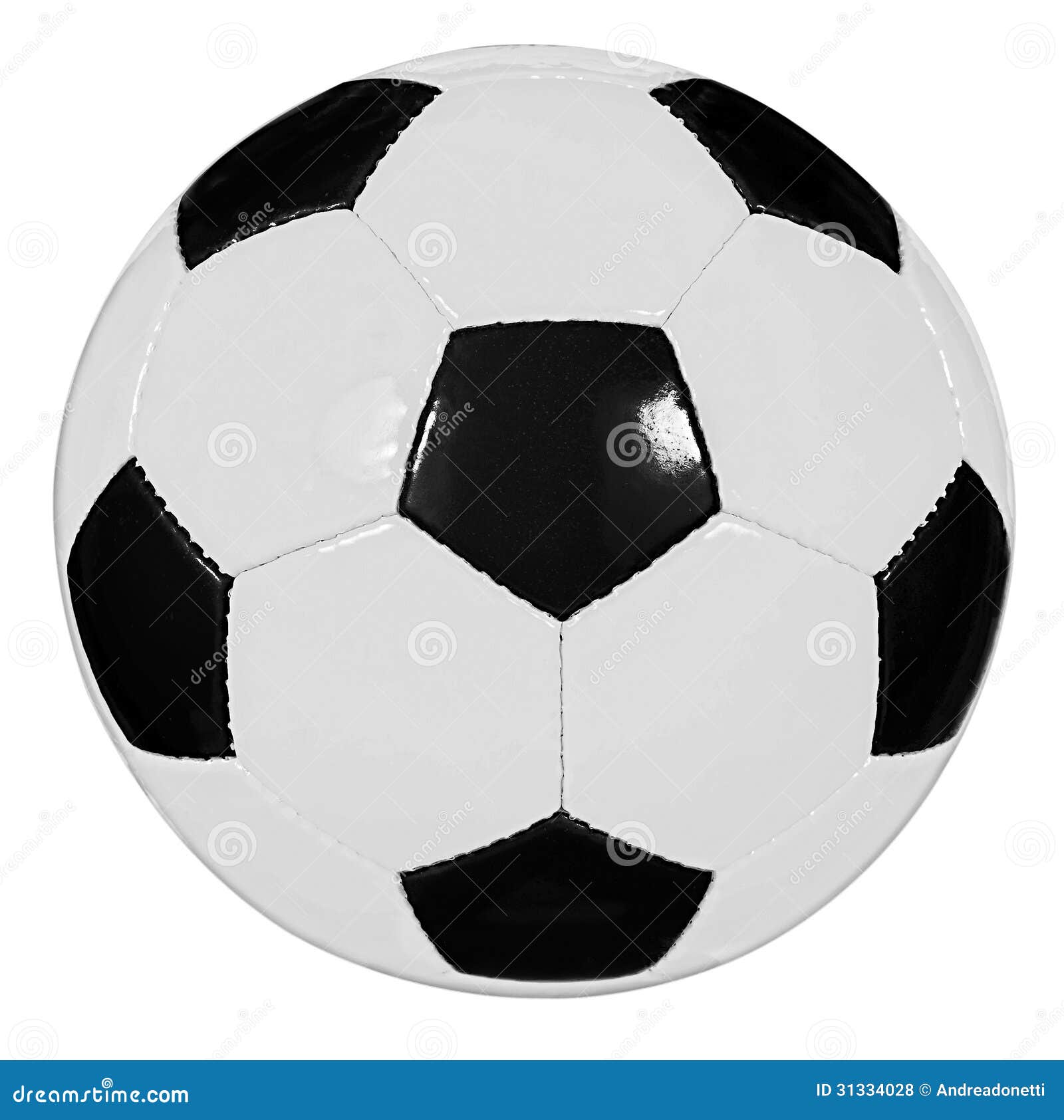 Bola De Futebol Preto E Branco Foto de Stock - Imagem de esporte, couro ...