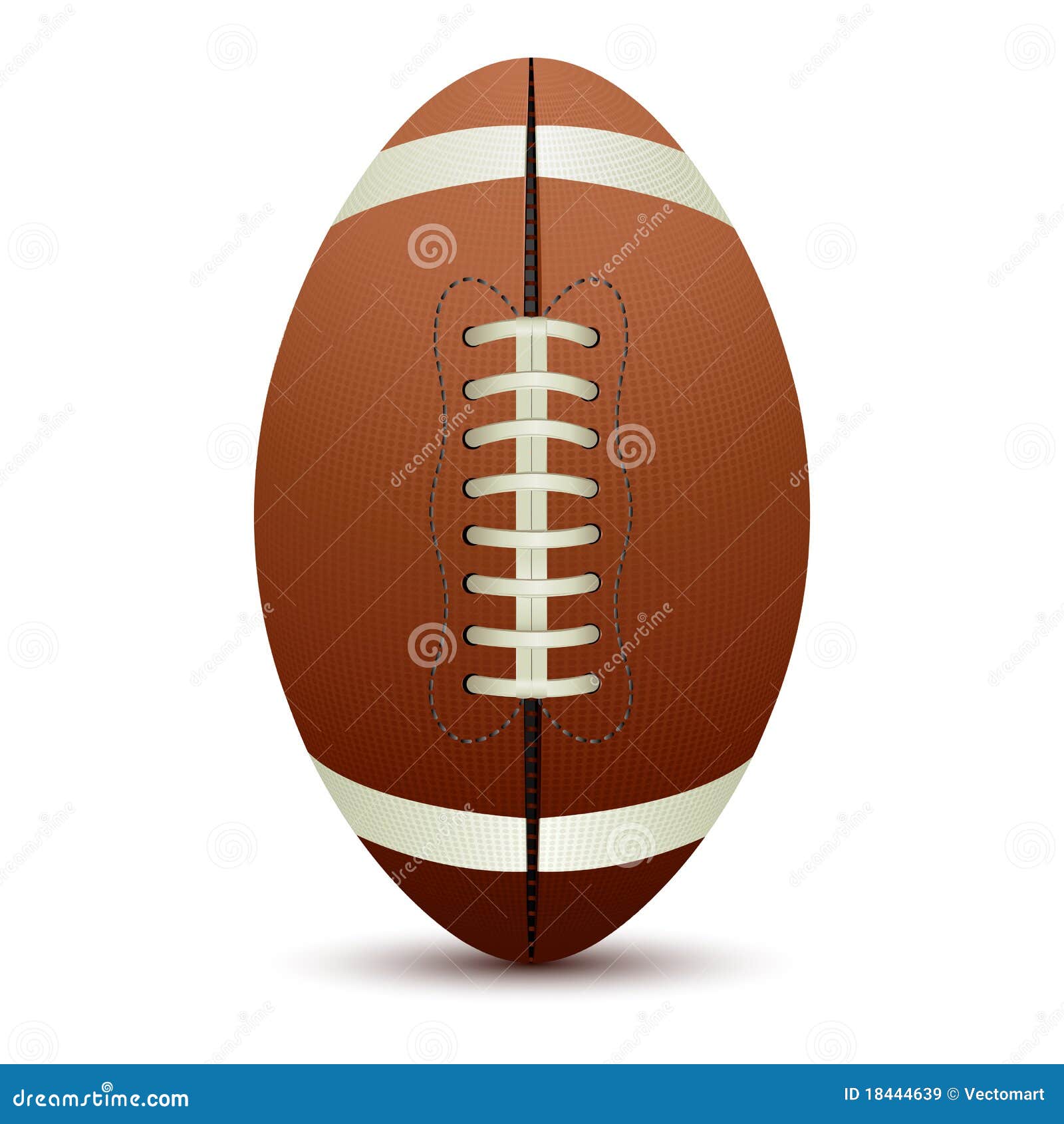 Bola de rugbi ilustración del vector. Ilustración de jugador - 18444639