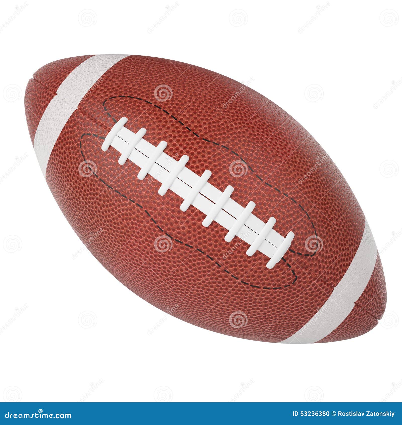 Bola De Rugby No Fundo Branco Ilustração Stock - Ilustração de textura ...