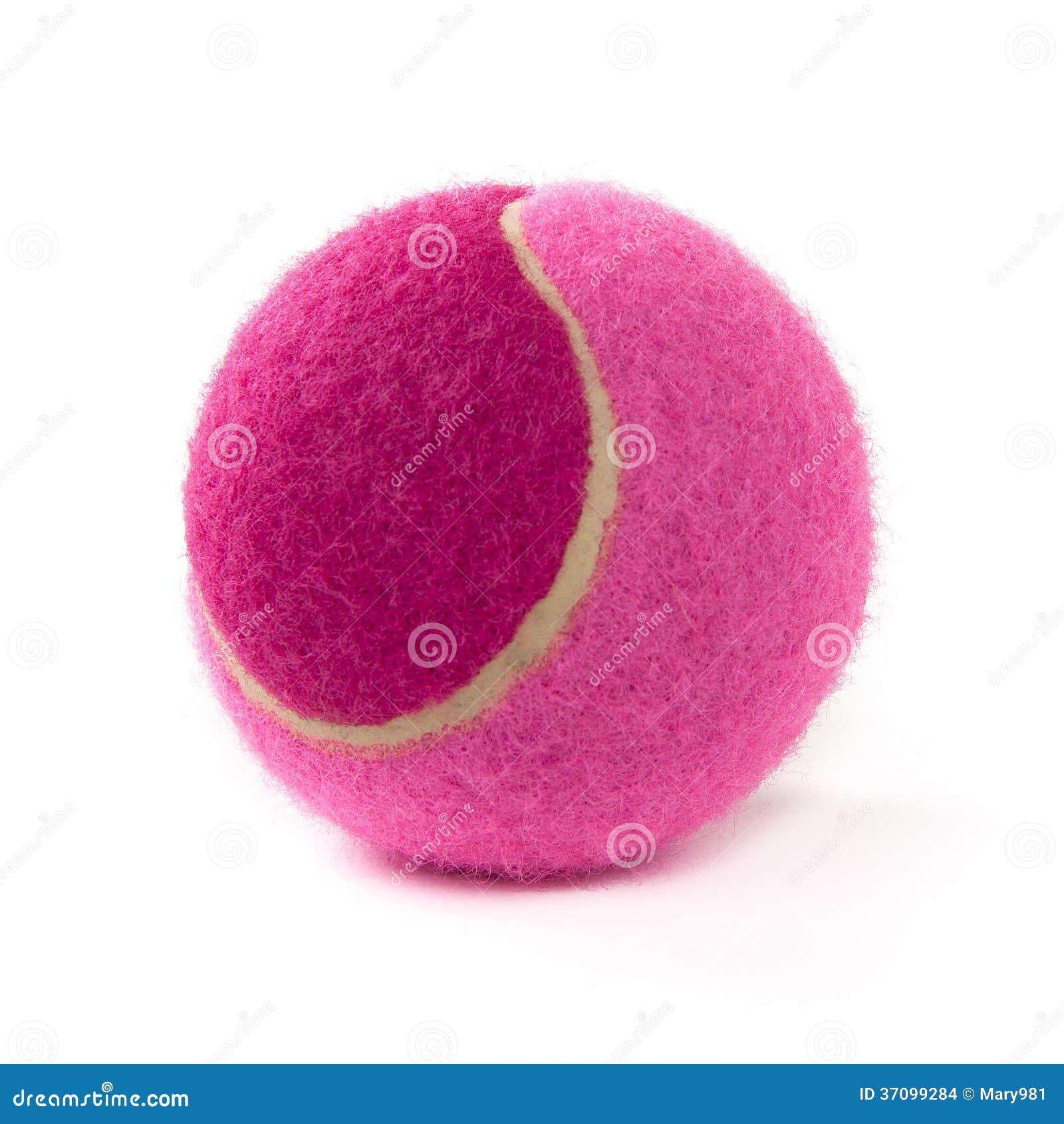 Bola De Tênis Cor-de-rosa Imagens de Stock - Imagem: 37099284